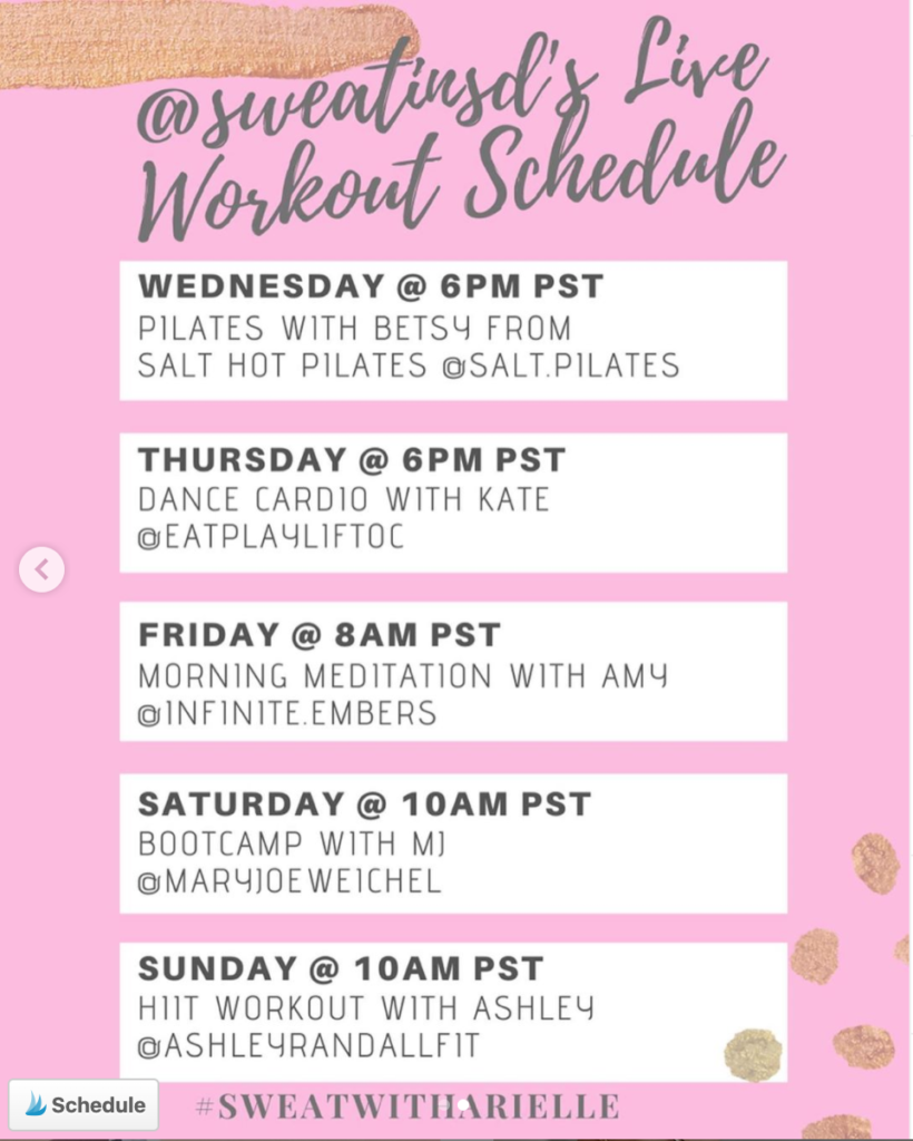 Virtual Fitness Classes for the COVID-19 crisis: San Diego and more