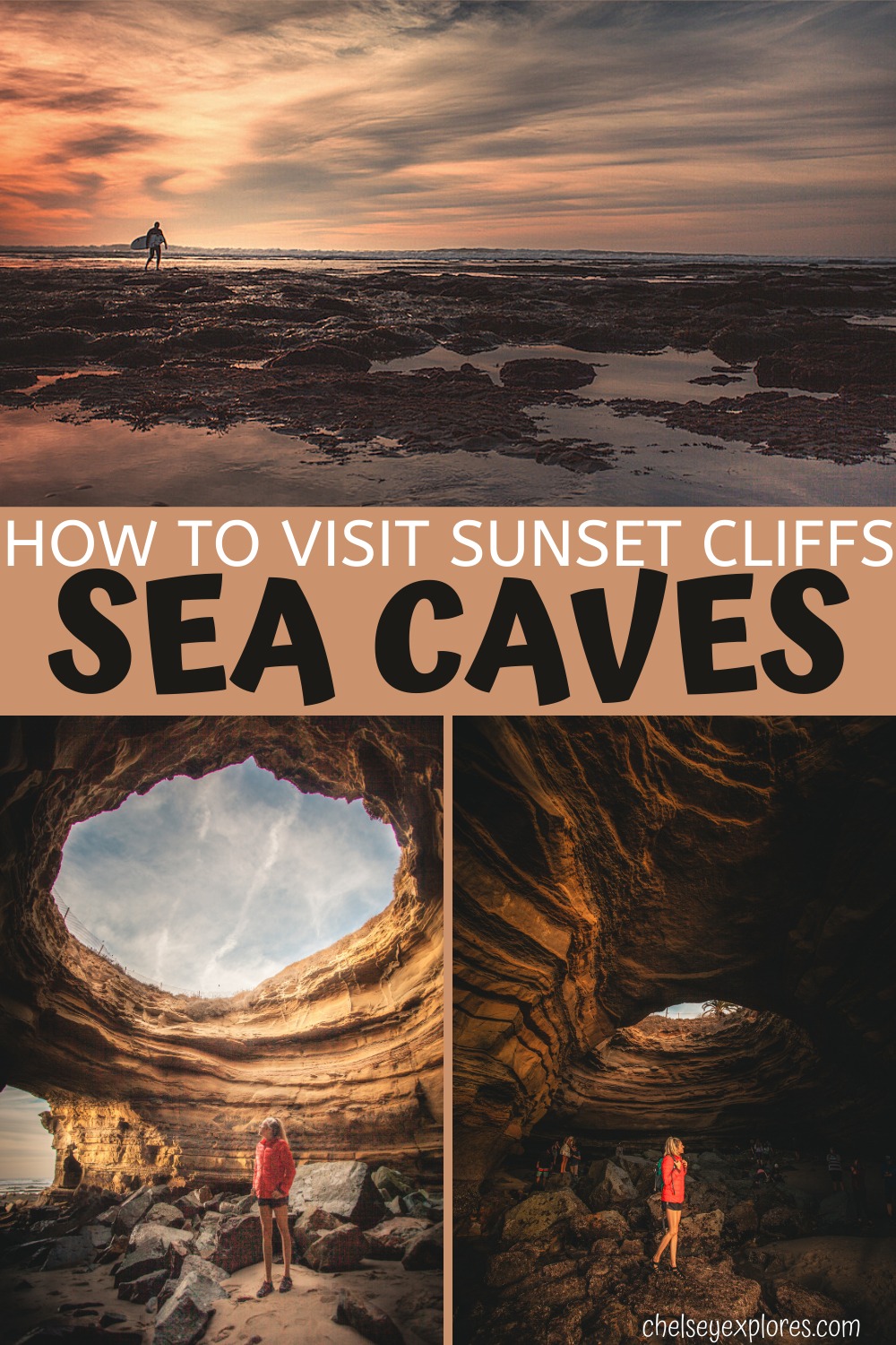A COMPLETE GUIDE TO THE SUNSET CLIFFS CAVES IN SAN DIEGO - Chelsey ...